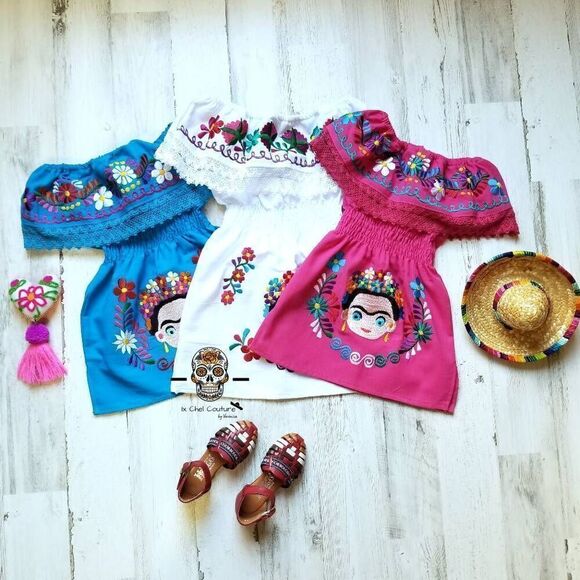 MEXICANA | Dresses | Mexican Cinco De Mayo Dress Frida Kahlot | Poshmark